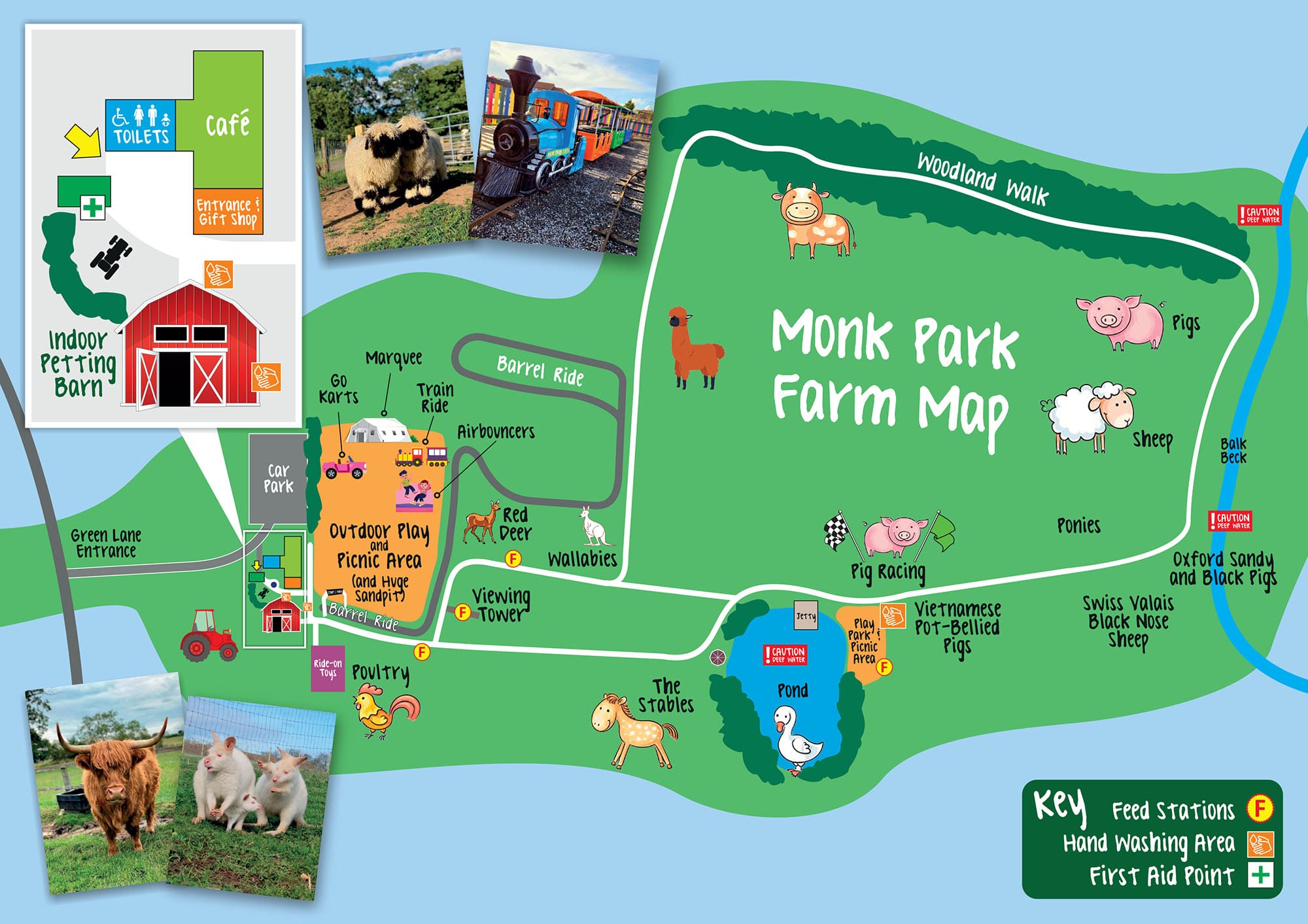 Finding your way around Monk Park Farm