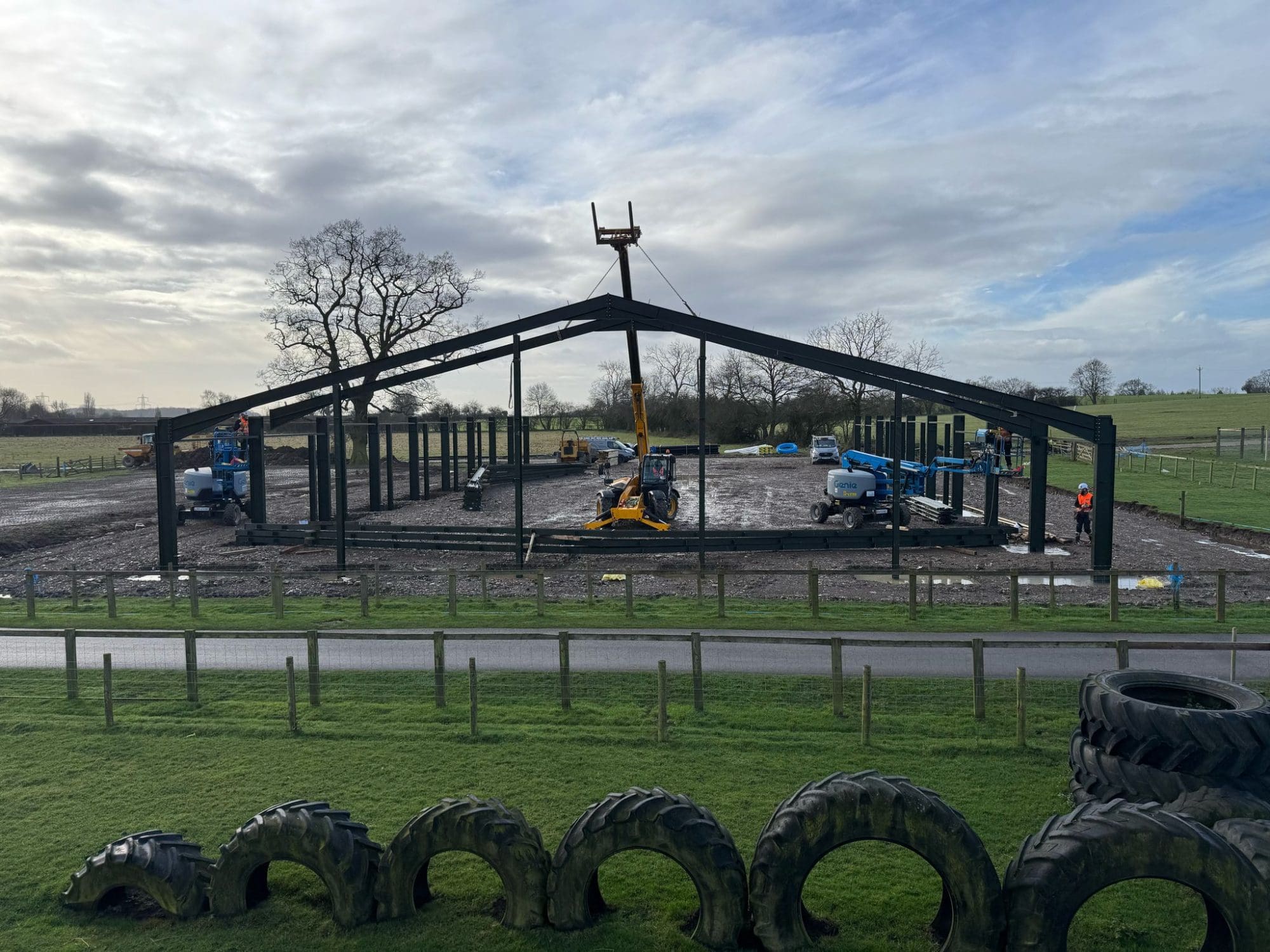 New Animal Barn Coming Soon! - Monk Park Farm