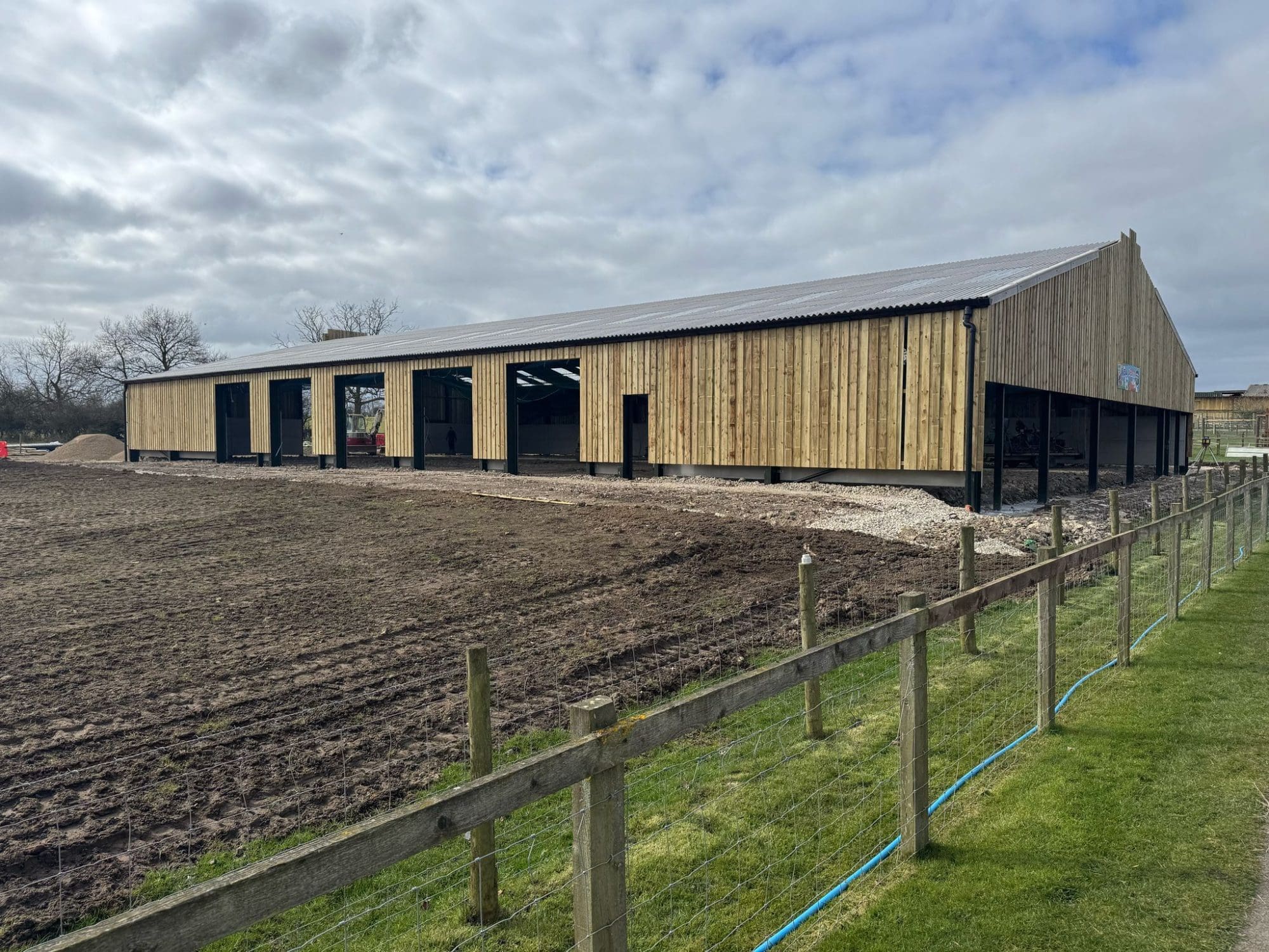 Summer-Ready New Barn Coming Together- Monk Park Farm