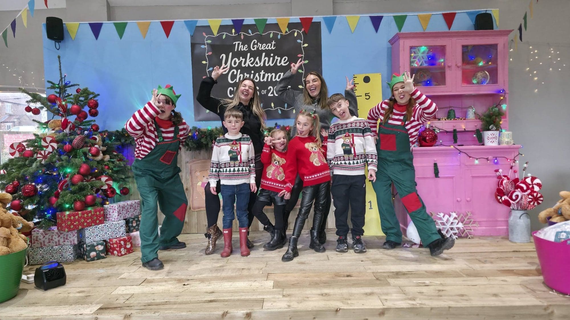 Elf Workshop Full of Giggles, Bubbles, and Crumbles