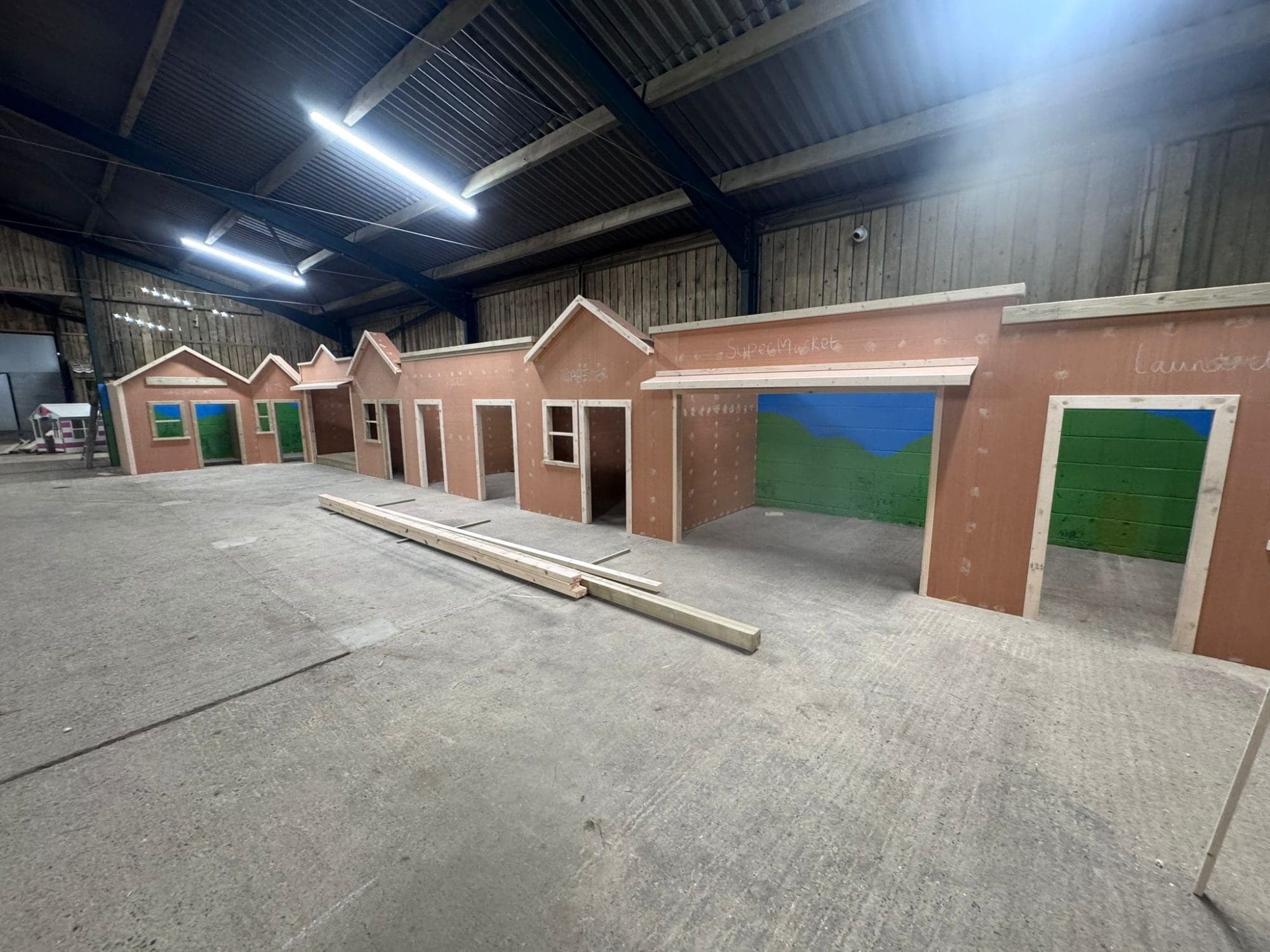 Introducing Little Thirsk....🏠🛖🚔🛝 - Monk Park Farm